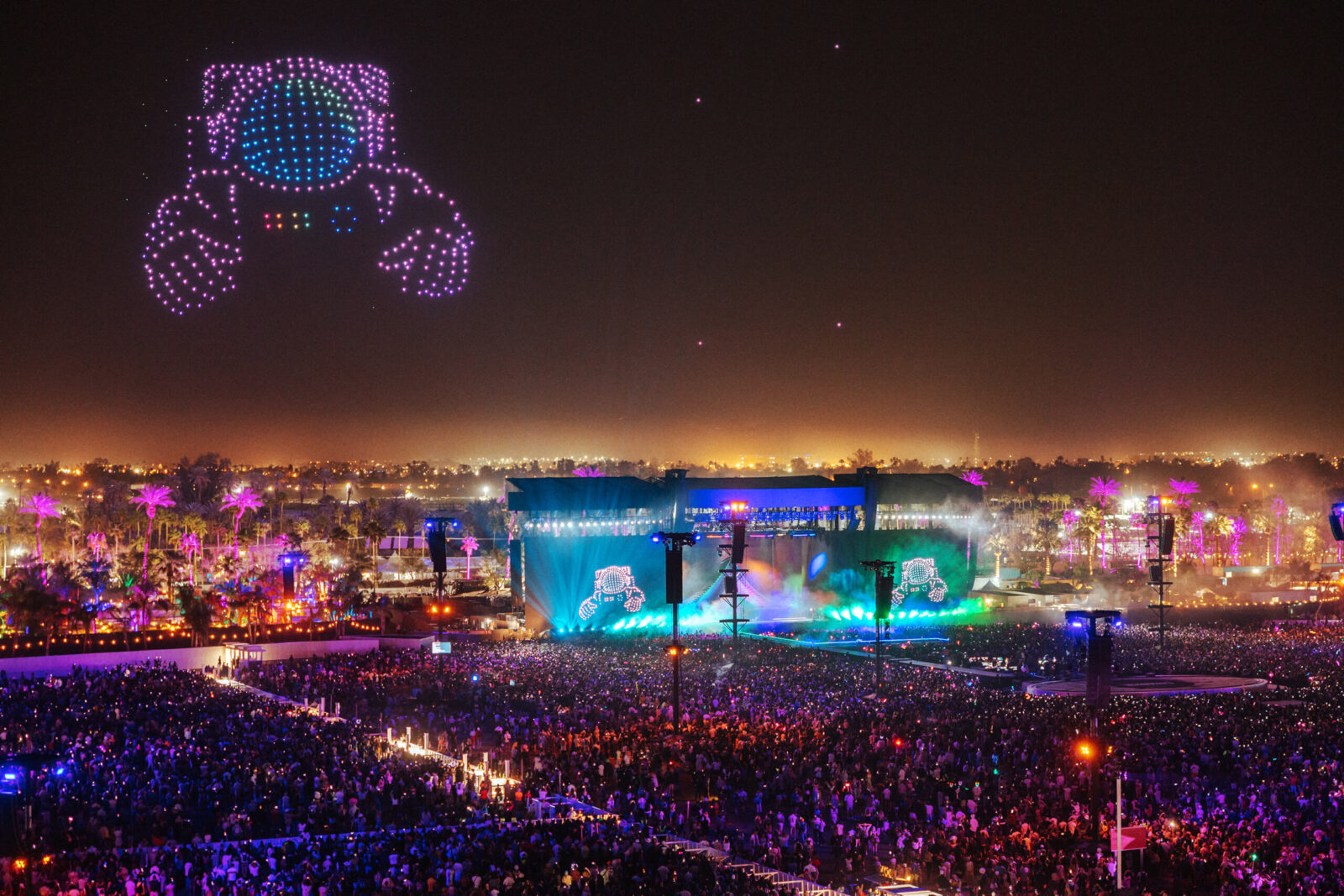 Coachella 2023 Drone Show | SKYMAGIC Drone Shows
